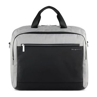 Bugatti Sera Sacoche Ordinateur Portable 15.6 Pouces RFID, Porte Document - gris clair