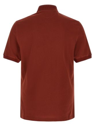 Brunello Cucinelli Piqu&eacute; Cotton Polo Shirt - Red