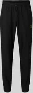 Emporio Armani Regular Fit Sweatpants mit Strukturmuster
