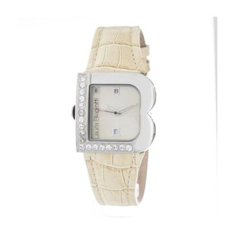 Laura Biagiotti Femme, Accessoires, Beige, Taille: ONE Size &Eacute;l&eacute;gante montre habill&eacute;e en acier inoxydable