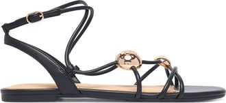 Guess Sandalen Guess FLTTAB ELE03 Schwarz