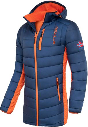 Nebulus Wintermantel COATY Herren (Model: P5146 - Herren, Navy-orange; Größe: XXL) FBA