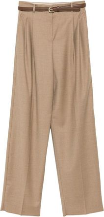 Max Mara Formale Hose - Camel