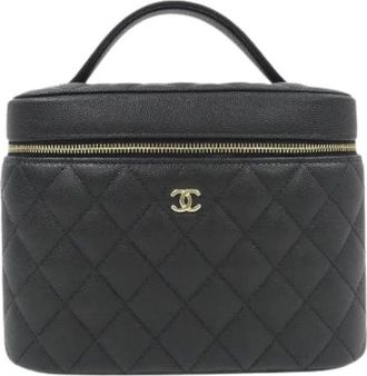 Chanel Sac &agrave; main vintage Pre-owned - Femme - Pre-owned - Noir - Taille: ONE Size