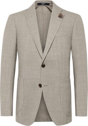 Joop Sakko aus einem Wolle-Leinen-Mix mit Fischgr&auml;tstruktur in
