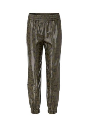 Marc Cain Damen Kunstlederhose ROYE Relaxed Fit