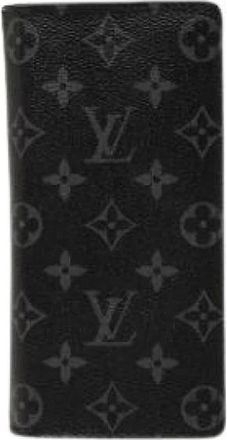 Louis Vuitton Portefeuille long (bi-pli) Pre-owned - Homme - Pre-owned - Noir - Taille: ONE Size