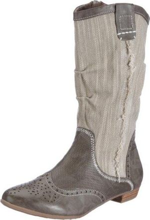 s.Oliver Casual 5-5-25300-28, Bottes Femme - TR-B2-Vert-101, 37 EU