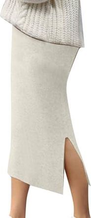 Generic Jupe avec Short Intégré Femme Satin Haute Élastiquée Marron Frange Zebre Tres Pas Classique Habillée Soleil Volants Métallique Brillante Japonaise Pri