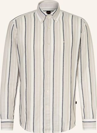 HUGO BOSS Hemd Ricoplus Regular Fit grau