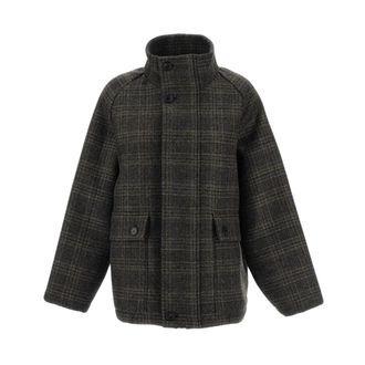 Barena Oversize Karierter Jacke - - Jackets - Damen - Grau - S