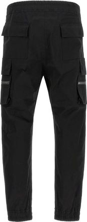 Rick Owens Cotton-Blend Cargo Trousers - Black