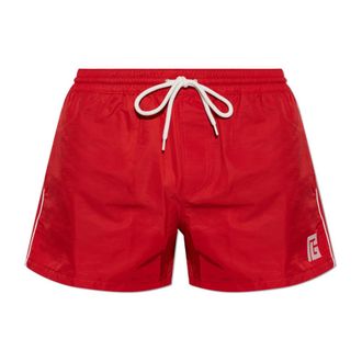 Balmain Badeshorts - - Swimwear - Herren - Rot - XS