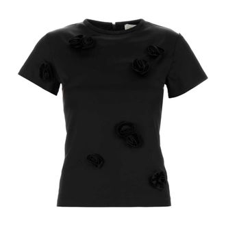 Sportmax Femme, Tops, Noir, Taille: 36 FR Mendoza T-Shirt