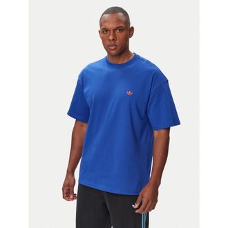 adidas T-Shirt Trefoil Essentials HZ1002 Blau Loose Fit