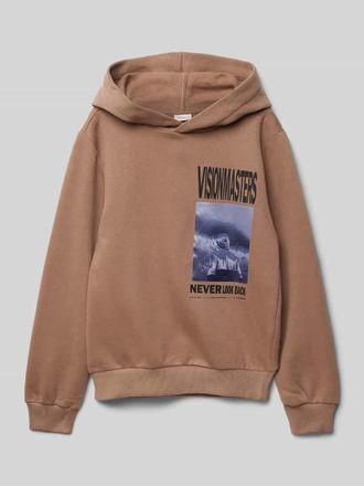 s.Oliver Red Label Regular Fit Hoodie aus Baumwoll-Mix mit Foto-Print