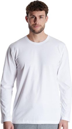 G&ouml;tzburg Herren Longsleeve/Langarmshirt mit Rundhals-Ausschnitt bis 5XL (DE/NL/SE/PL, Alphanumerisch, 3XL, Regular, Regular, 2 x wei&szlig;)