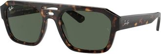 Ray-Ban unisex, Accessoires, Brun, Taille: 54 MM Lunettes de soleil Corrigan