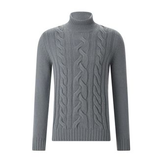 Gran Sasso Rollkragenpullover - - Knitwear - Herren - Grau - 2XL