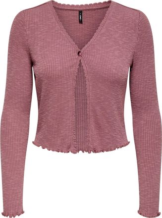 Only Onlnicole Life L/S Scallop Cardigan JRS