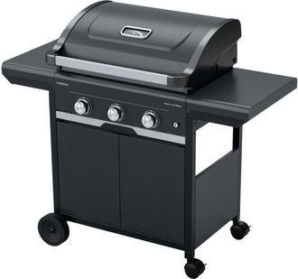 Campingaz bbq gaz select 3 lx plus - Grille fonte + plancha fonte &eacute;maill&eacute;e