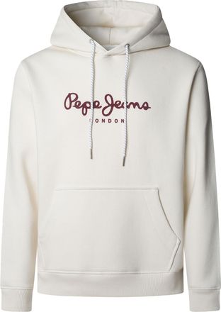 Pepe Jeans London Herren Macbeth Plain Hoodie Sweatshirt, Beige (Elfenbeinweiß), M