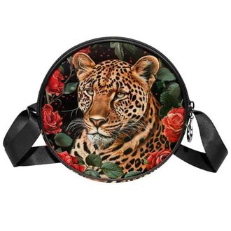 Generic Circle Petit sac &agrave; bandouli&egrave;re pour femme, sac &agrave; bandouli&egrave;re avec fermeture &eacute;clair, bretelles r&eacute;glables, style d&eacute;contract&eacute;, pour femmes et filles