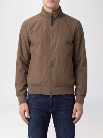People of Shibuya Blouson bomber en m&eacute;lange de coton avec col montant et zip