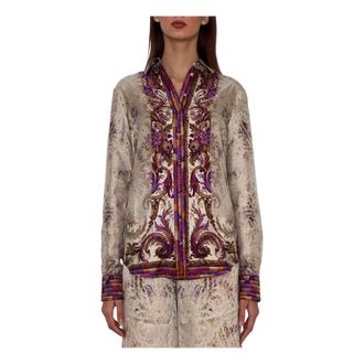 Pierre-Louis Mascia Femme, Blouses et Chemises, Multicolore, Taille: 40 FR Silk Shirt
