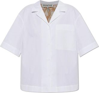 Munthe Femme, Blouses et Chemises, Blanc, Taille: 42 FR Naoko Shirt