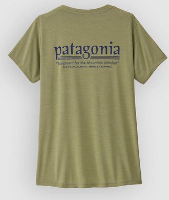 Patagonia Cap Cool Daily - Hut Tripper T-Shirt vert