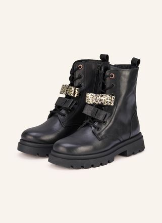 Gioseppo Schn&uuml;rboots Agassiz schwarz