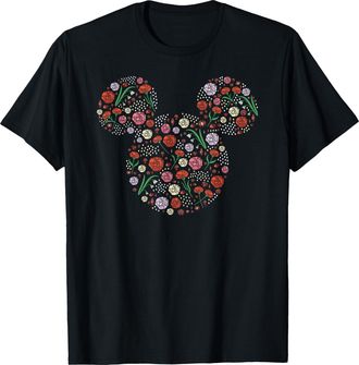 Disney Mickey Mouse January Birth Month Birthstone & Flowers T-Shirt