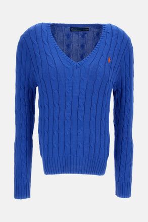 Polo Ralph Lauren Kabelstrickpullover Mit V-ausschnitt