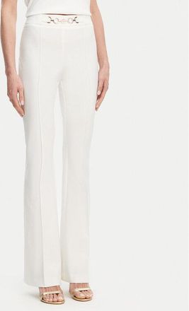 Fracomina Stoffhose FR25SVA006W51501 Écru Flare Fit