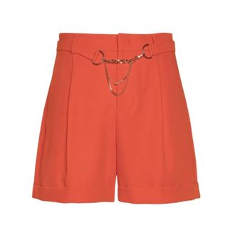 Liu Jo Klassische Mandarin Polyester Damen Shorts - - Shorts - Damen - Rot - S