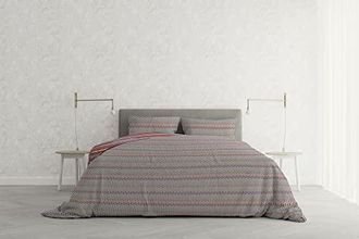 Italian Bed Linen MB Home Italy, Bettwäsche-Set Athena, Malindi Rot, Doppelbett