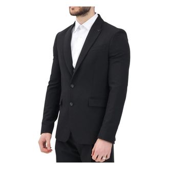 Patrizia Pepe Homme, Vestes, Noir, Taille: XL Giacca Sfiancata