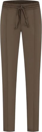 Stefan Brandt pantalon Jonas à lien de resserrage - Marron