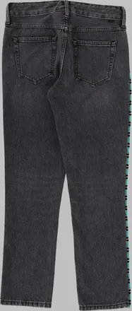 Alanui Cotton Denim Jeans - Gray