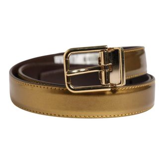 Dolce & Gabbana Homme, Accessoires, Jaune, Taille: 85 CM Gorgeous Belt