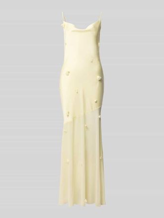Gina Tricot Maxikleid mit floralem Besatz