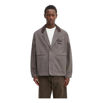 Kenzo Chainstitch Workwear Jacke - - Jackets - Herren - Braun - M