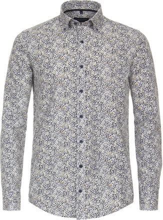 Casamoda Freizeithemd Green-Kollektion Print Casual Fit