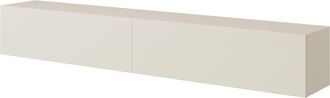 Selsey TV Schrank Board Sideboard Fernsehtisch Fernsehschrank 200 cm Hängend Graubeige Bisira
