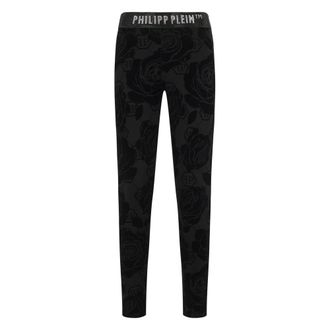 Philipp Plein Leggings - - Trousers - Damen - Schwarzk - S