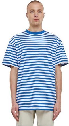 Urban Classics Tb6642-regular Stripe Tee T-Shirt, Blanc/Bleu Royal, XXL Hommes