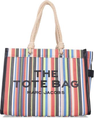 Marc Jacobs Femme, Sacs, Multicolore, Taille: ONE Size The Stripe Mesh Large Tote Bag