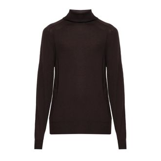 Bogner Pull &agrave; col roul&eacute; en laine Gordon - Homme - Pulls - Brun - Taille: S