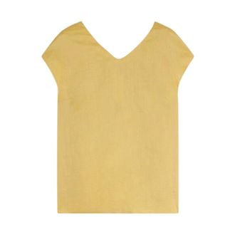 Max Mara Femme, Blouses et Chemises, Jaune, Taille: 40 FR top e canotte poliestere